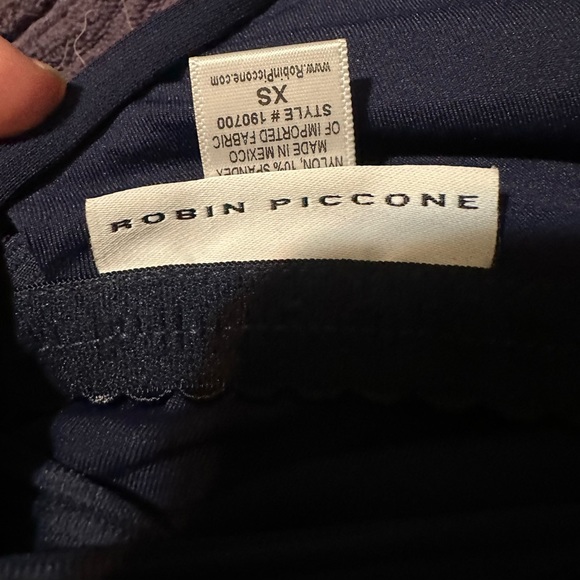 Robin Piccone | Swim | Robin Piccone Swim Suit Top Navy Blue | Poshmark